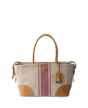 COACH Striped Satchel Bags