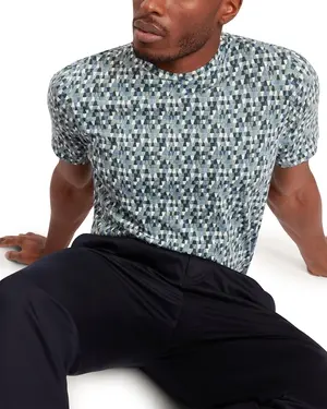 Ted Baker London Masyafa Short Sleeve Triangle Geometric Tee