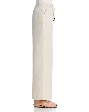 LUCY PARIS Logan Tie Pants Wide Leg