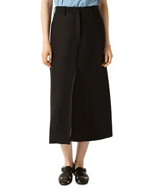 ARGENT Tailored Midi Skirt