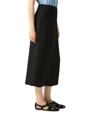 ARGENT Tailored Midi Skirt