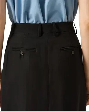 ARGENT Tailored Midi Skirt
