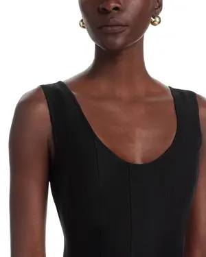 ARGENT Godet Midi Dress