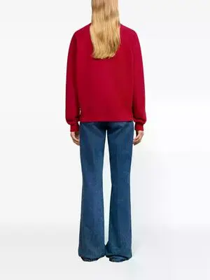 AMI Paris La Plage Sweatshirt - Red