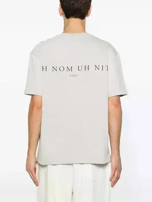 IH NOM UH NIT Graphic-print Logo-print T-shirt - Grey
