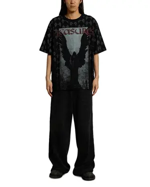 PLEASURES Judgment Logo Graphic T-shirt