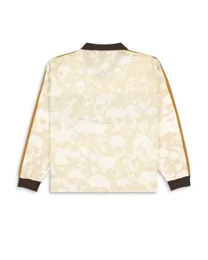 PLEASURES Graphic Skull Polo Jersey