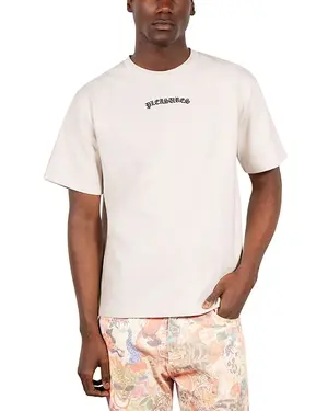 PLEASURES Neural Regular Fit Logo T-shirt