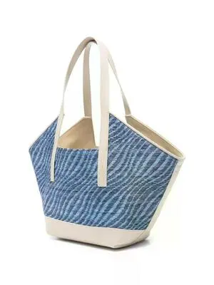 Marni Woven Shoulder Bag - Blue