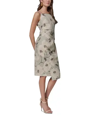 Donna Karan New York Printed Floral Midi Dress