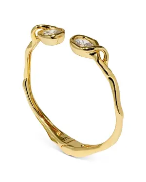 Alexis Bittar Asterales Floating Cubic Zirconia Cuff Bracelet