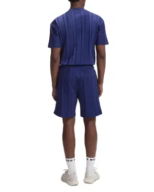 BOSS X World Cup Relaxed Fit Luxe Stripe T-shirt - Navy