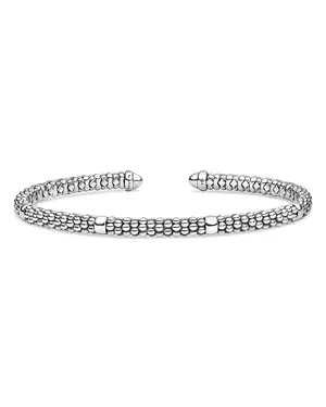 Lagos Sterling Signature Caviar Versa Torque Bracelet