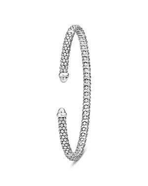 Lagos Sterling Signature Caviar Versa Torque Bracelet