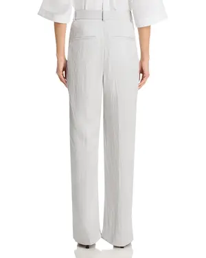 Helmut Lang Relaxed Pleated Trousers - Ice