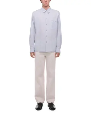 Helmut Lang Relaxed Shirt - Light Blue Multi