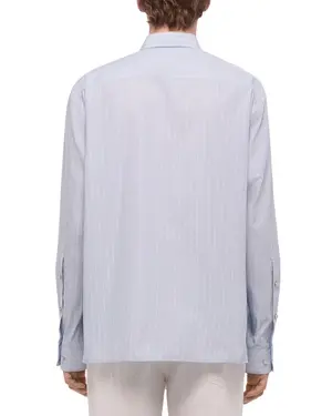Helmut Lang Relaxed Shirt - Light Blue Multi