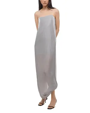 Helmut Lang Fluid Slip Dress - Cloud