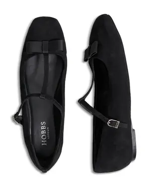HOBBS LONDON Ottilie T-strap Flats