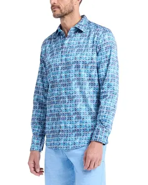 Robert Graham Westmoreland Chainlink Woven Shirt