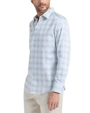 Robert Graham Runnymede Printed Long Sleeve Woven Shirt - Multi