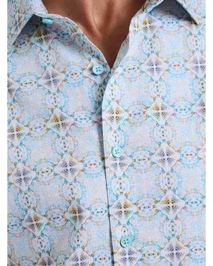 Robert Graham Runnymede Printed Long Sleeve Woven Shirt - Multi