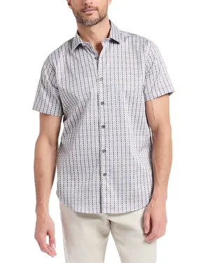 Robert Graham Abbotswell Printed Short Sleeve Woven Shirt