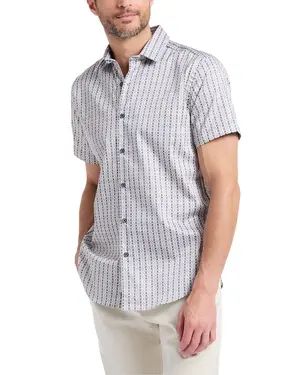 Robert Graham Abbotswell Printed Short Sleeve Woven Shirt