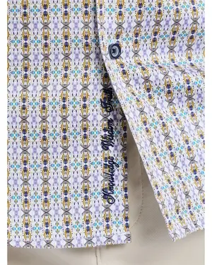 Robert Graham Abbotswell Printed Short Sleeve Woven Shirt