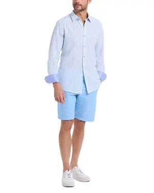 Robert Graham Wythburn Striped Long Sleeve Woven Shirt