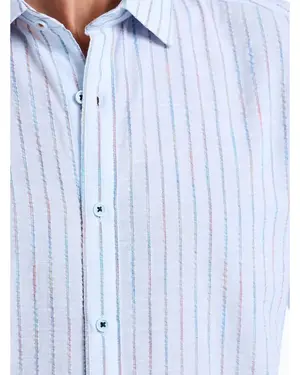 Robert Graham Wythburn Striped Long Sleeve Woven Shirt