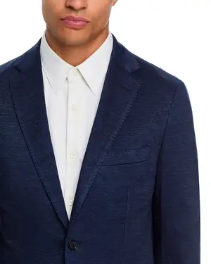 MAURIZIO BALDASSARI Wool, Linen, & Silk Jersey Unstructured Sport Coat