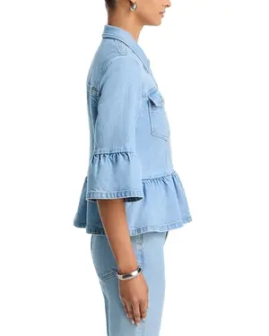 Cinq À Sept Mandie Denim Jacket - Mist