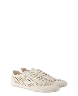Prada Perforated Sneakers For Women