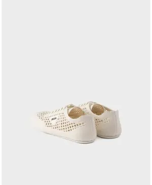 Prada Collapse Crochet Laced Sneakers - Neutral