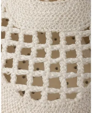 Prada Collapse Crochet Laced Sneakers - Neutral