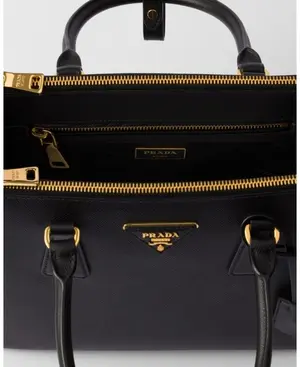 Prada Galleria Medium Saffiano Leather Bag - Black
