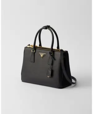 Prada Galleria Medium Saffiano Leather Bag - Black