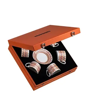 Missoni Iconic Tea Cup & Saucer, Set Of 6 - Multicolor