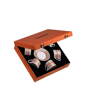 Missoni Iconic Tea Cup & Saucer, Set Of 6 - Multicolor