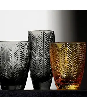 Missoni Zig Zag Champagne Glasses, Set Of 6 - Grey