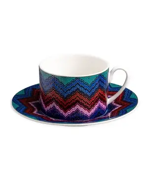 Missoni Starlight Tea Cup & Saucer, Set Of 2 - Multicolor