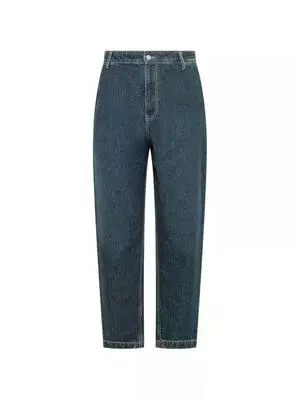 THE.NIM Logo-patch Straight-leg Jeans