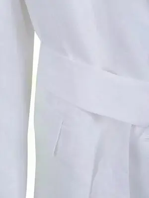 SEMICOUTURE Belted Blazer - White