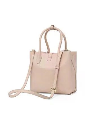 Furla Goccia Grained Leather Tote Bag - Neutrals