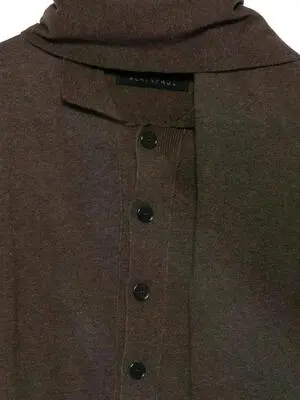 ALAINPAUL Deconstructed Roll-neck Top