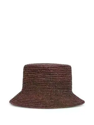 VIVIENNE WESTWOOD Raffia Orb-plaque Bucket Hat