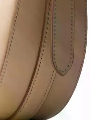 Prada Arqué Mini Leather Shoulder Bag - Neutrals