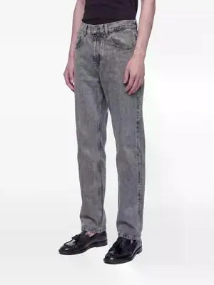 SECOND / LAYER Big Papi Stonewashed Jeans - Grey