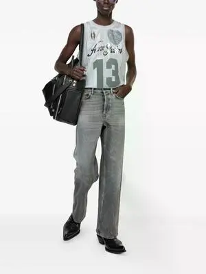 Acne Studios Logo-print Tank Top - Grey